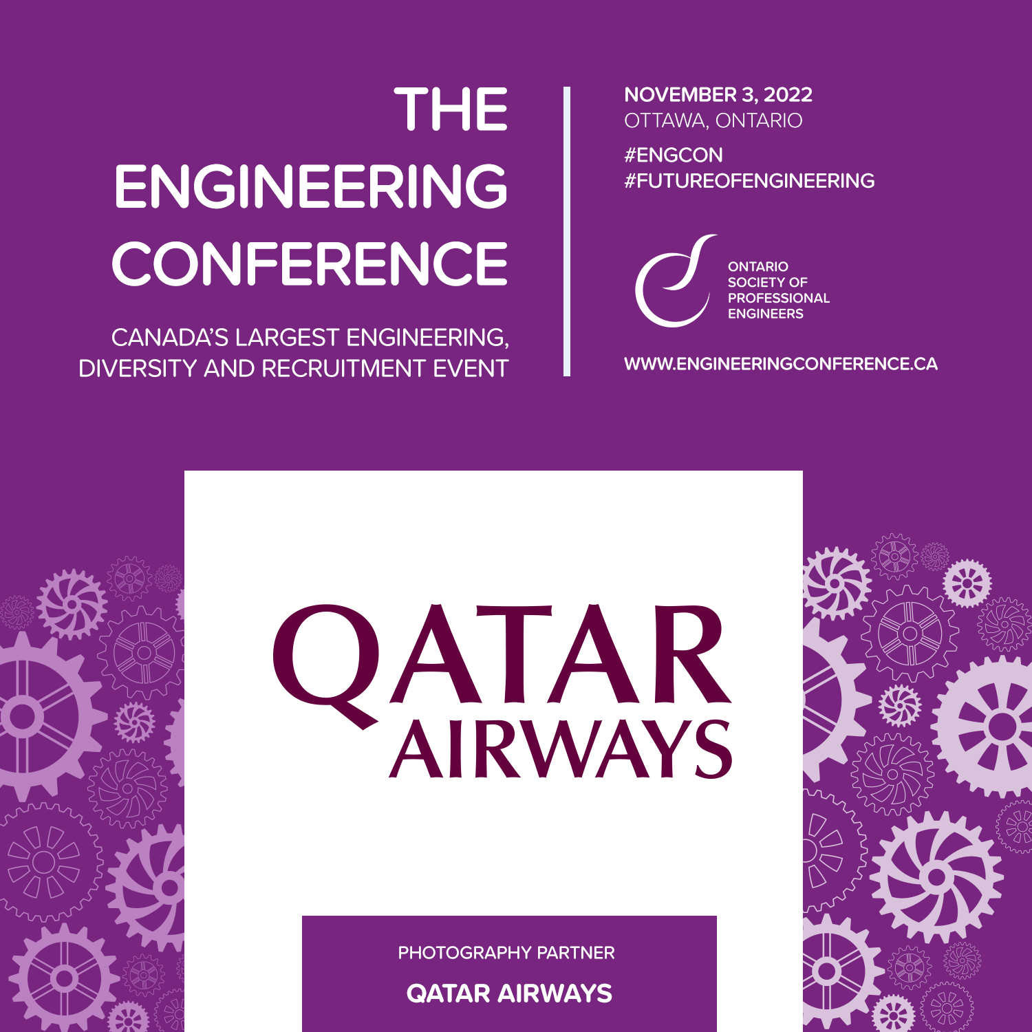 The Engineering Conference 2022: OSPE Announces Qatar Airways as ...