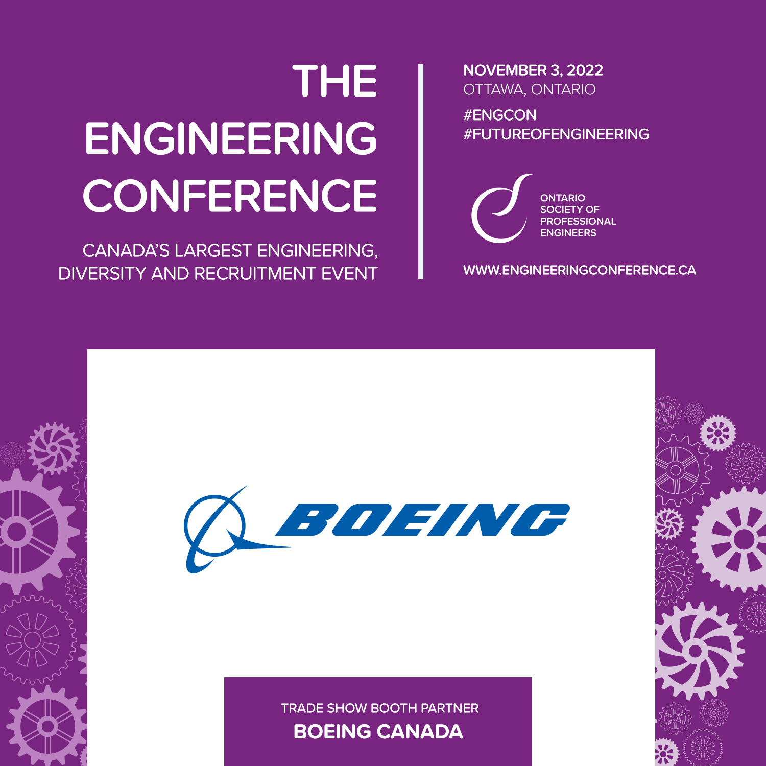 The Engineering Conference 2022: OSPE Announces Boeing Canada as Trade ...