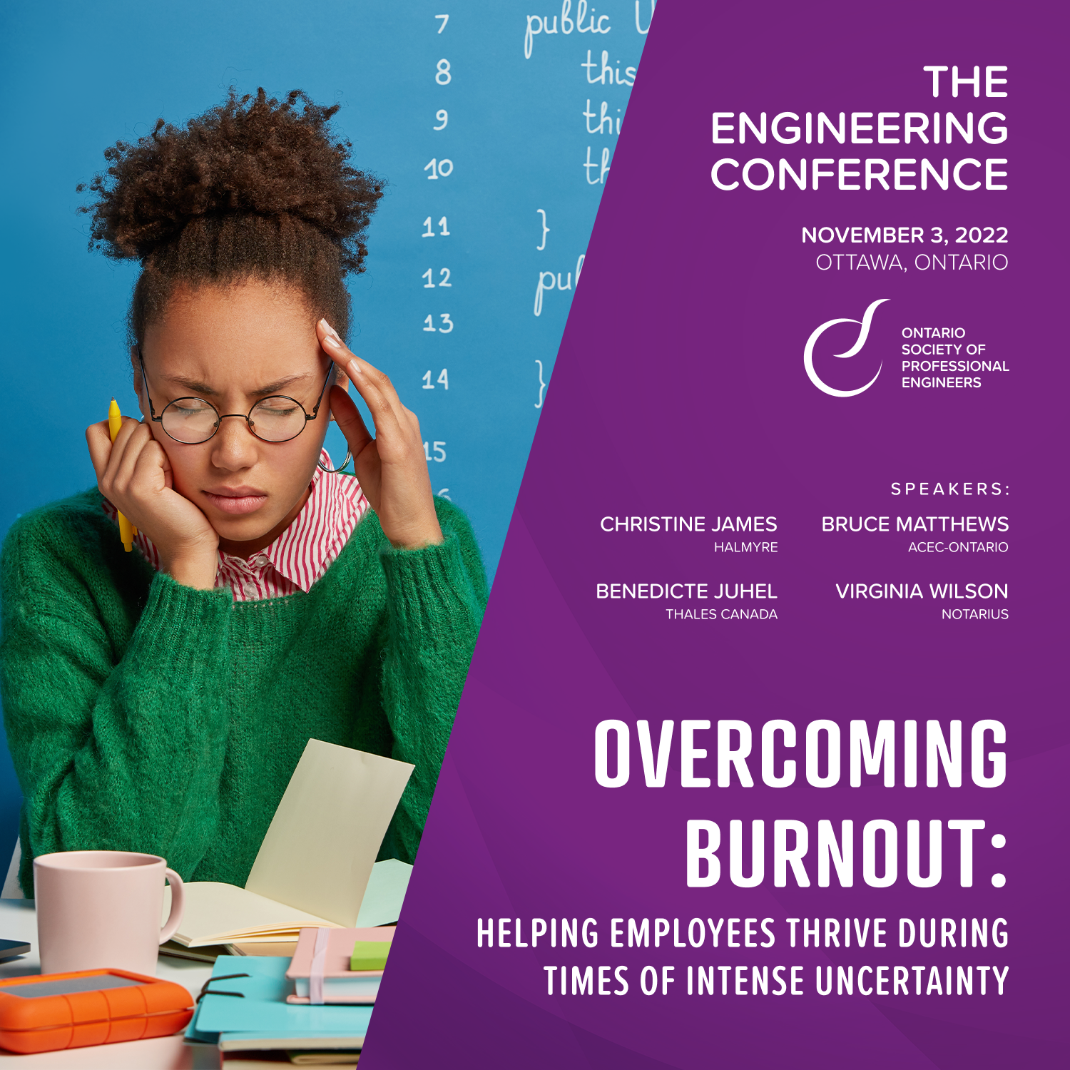 The Engineering Conference 2022: Overcoming Burnout • Ontario Society ...