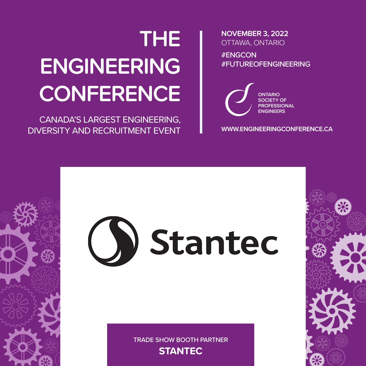 The Engineering Conference 2022: OSPE Announces Stantec as Trade Show Booth Partner • Ontario ...